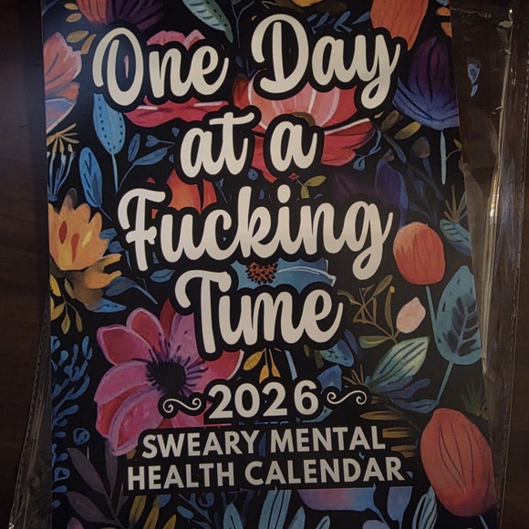 Office | 226 Swear Word Mental Health Calendar Colorful Design | Poshmark